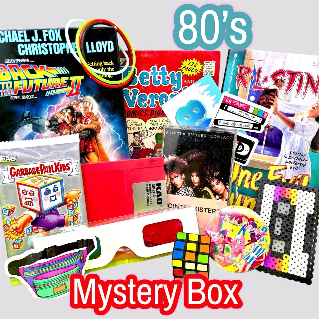 80s Nostalgia Mystery Box: Vintage Toys, Movie DVD, Cassette Tape - Etsy