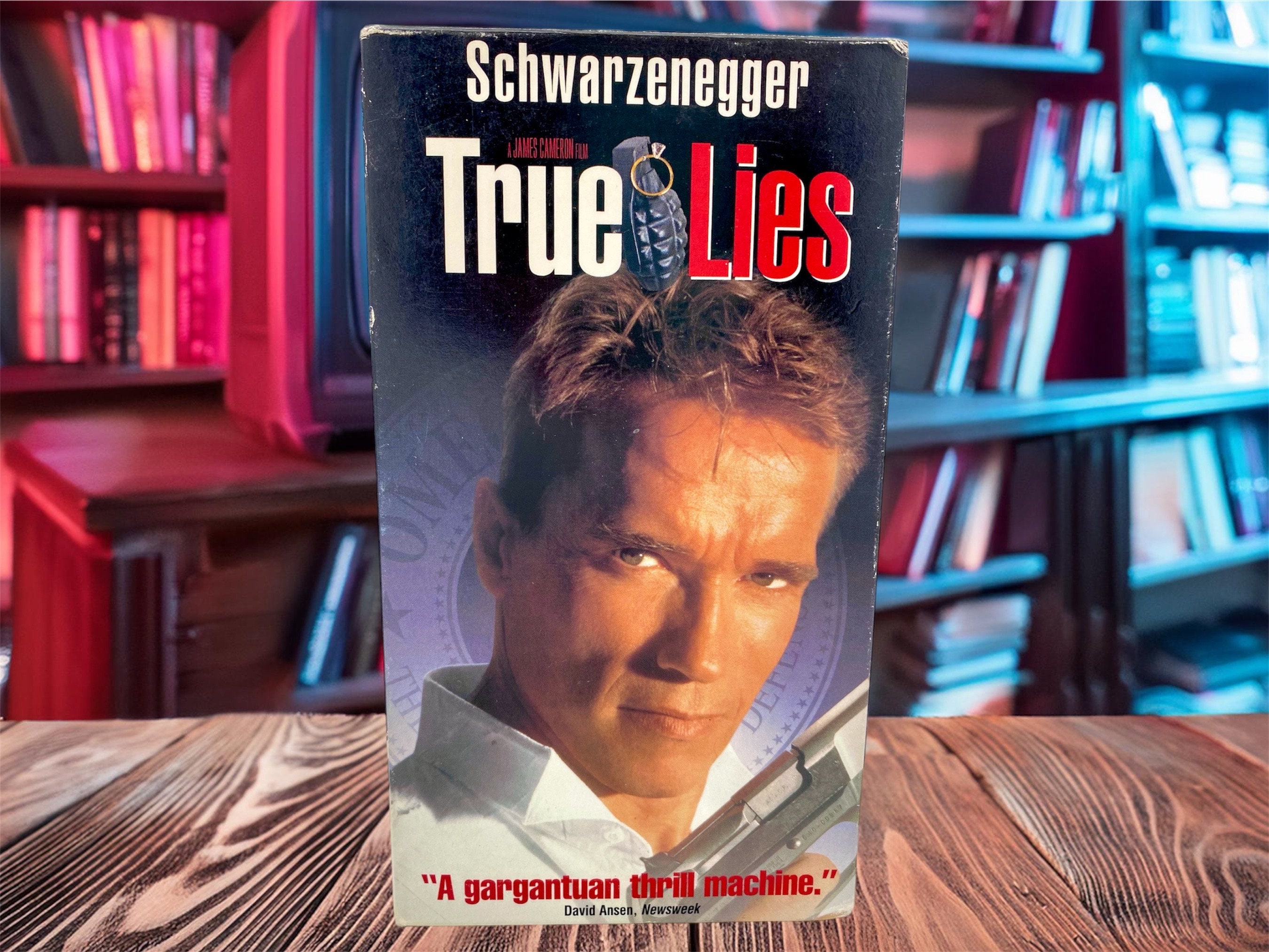 Vintage True Lies 1994 VHS Action Film, Arnold Schwarzenegger, Jamie ...