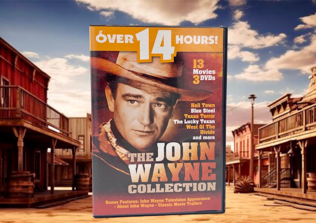John Wayne Classic Western Movies: 13 Films, 14 Hours (3 Dvds) - Etsy