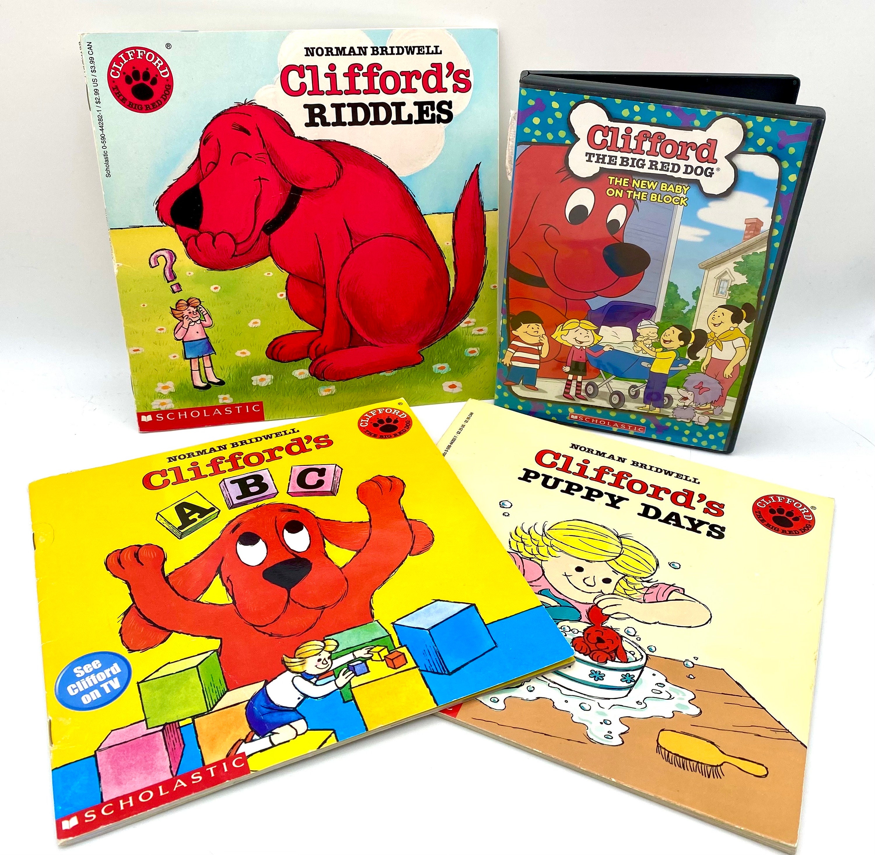 Clifford the Big Red Dog Bundle, New Baby on the Block DVD, Books ...