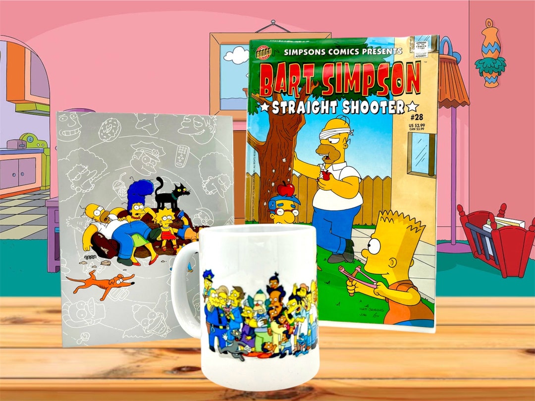 Simpsons Fan Gift Box - Complete First Season DVD, Character Gift Mug ...