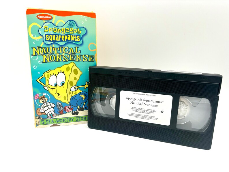 Spongebob Squarepants Collection Spongebob VHS, Spongebob DVD Movie ...