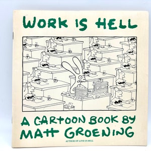 Comic Booklets School is Hell, Work is Hell, Matt Groening, Vintage ...