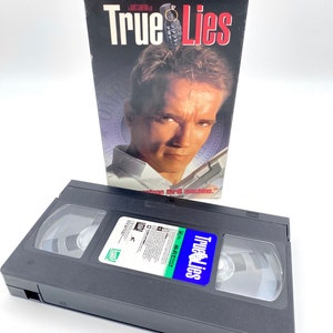 Vintage True Lies 1994 VHS- Action Film, Arnold Schwarzenegger, Jamie ...