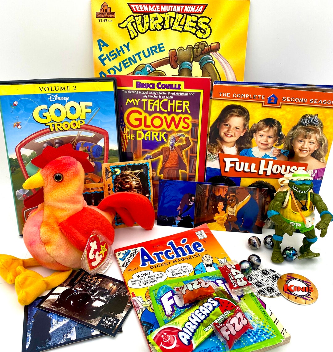 Nostalgic Growing up in the 90s Gift Box Tmnt, Full House, Goof Troop ...