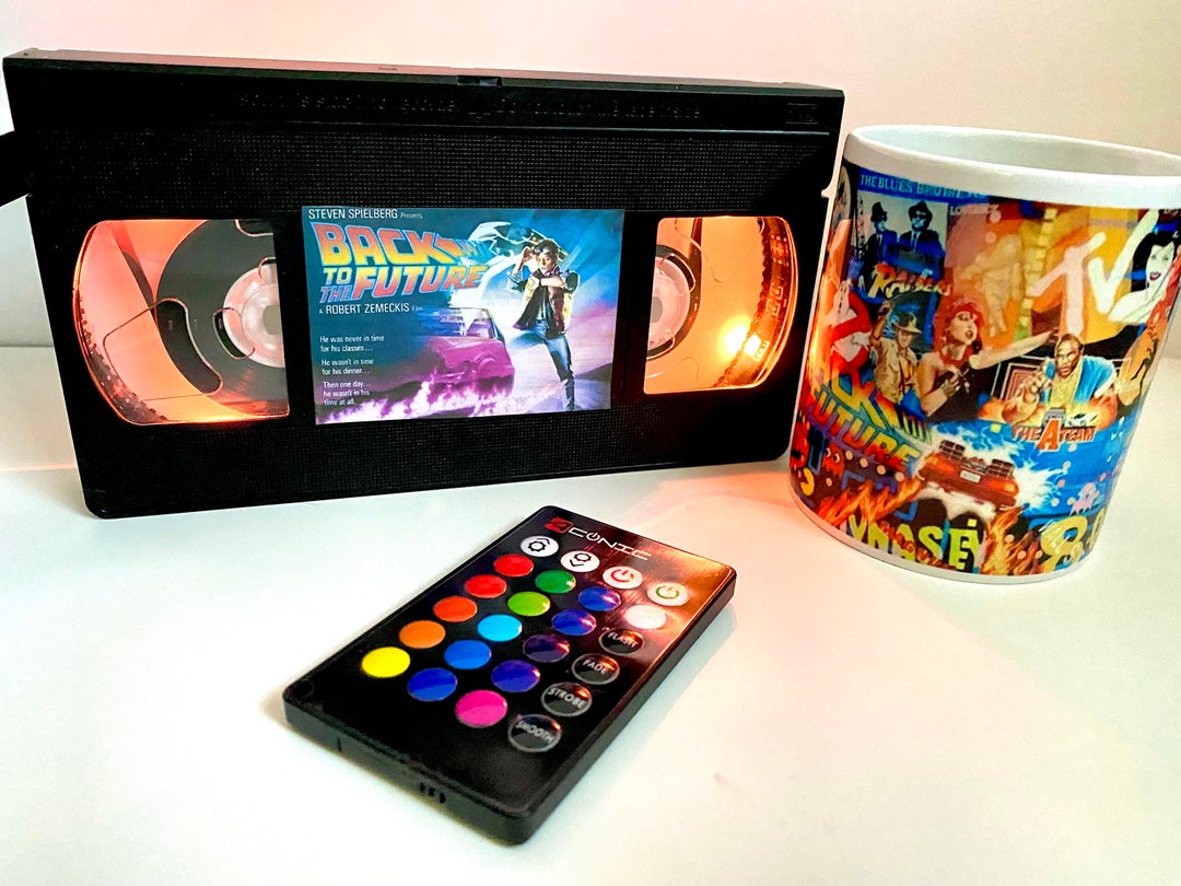 80s Retro VHS Color Changing LED Lamp Back to the Future, the Goonies ...