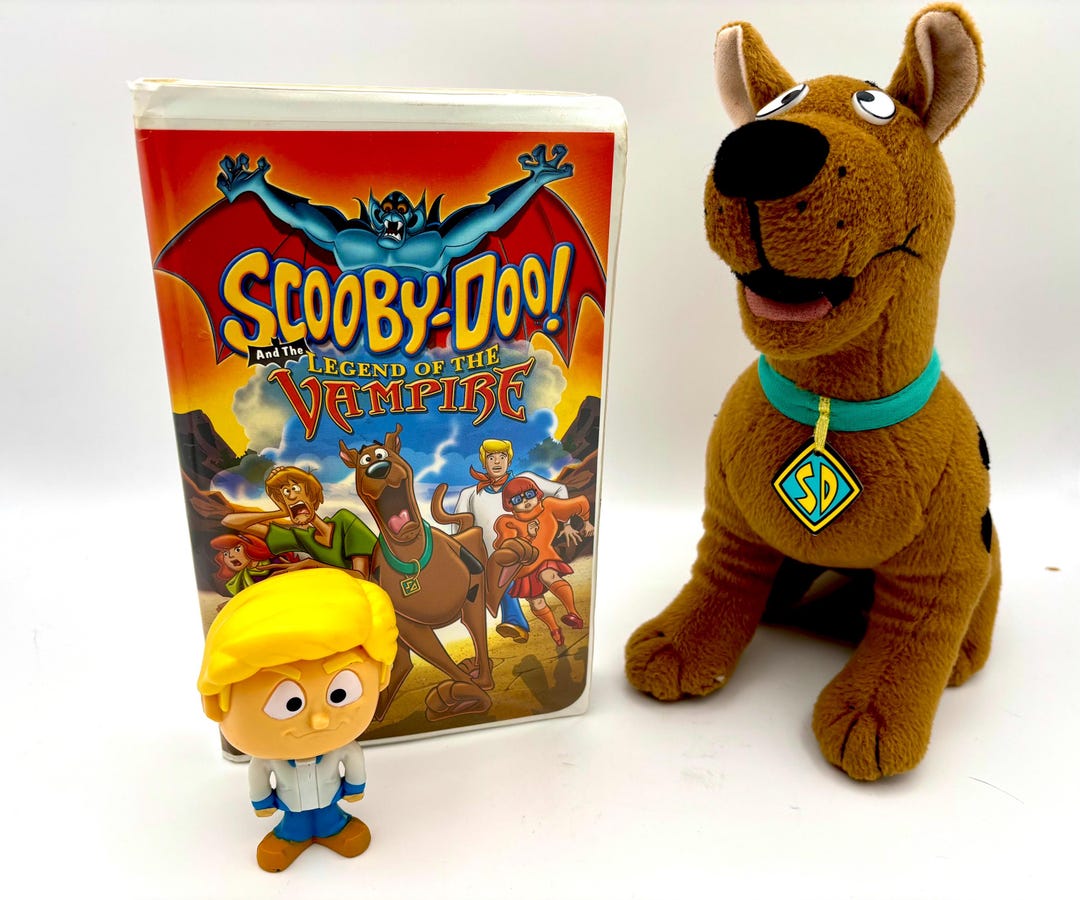 Scooby-doo Collector Set, 2003 VHS, Plush, Fred Bobblehead - Etsy
