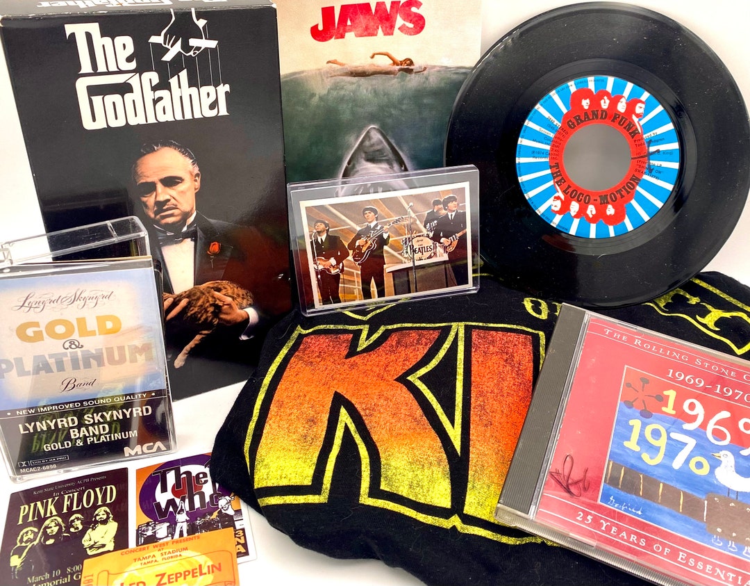 Baby Boomer Deluxe Gift Box XL KISS T-shirt, 60s/70s Music, Godfather ...