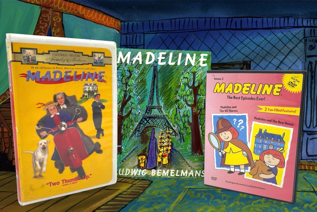 Vintage Madeline Collection - 1998 VHS, DVD With 2 Features, and 1982 ...