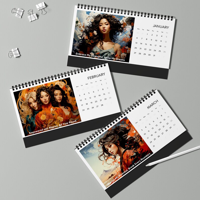 2025 Asian Women of Venus Desk Calendar Diverse & Inspirational ...