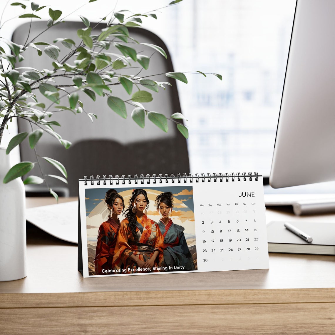 2025 Asian Women of Venus Desk Calendar Diverse & Inspirational ...