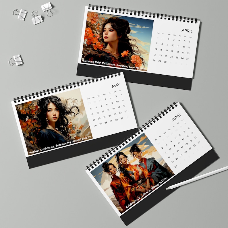 2025 Asian Women of Venus Desk Calendar Diverse & Inspirational ...