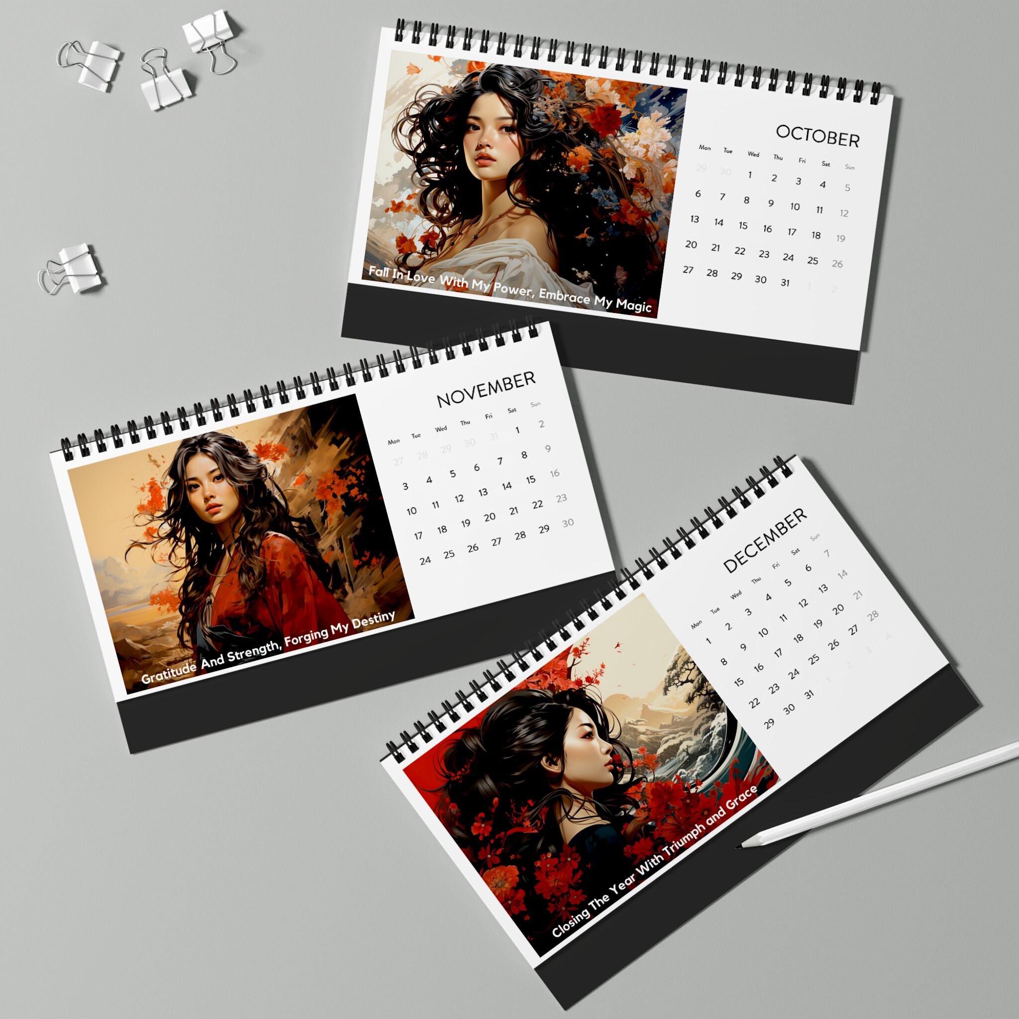 2025 Asian Women of Venus Desk Calendar Diverse & Inspirational ...