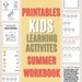 Printable Preschool Worksheets Summer Workbook Preschool Workbook 10 ...