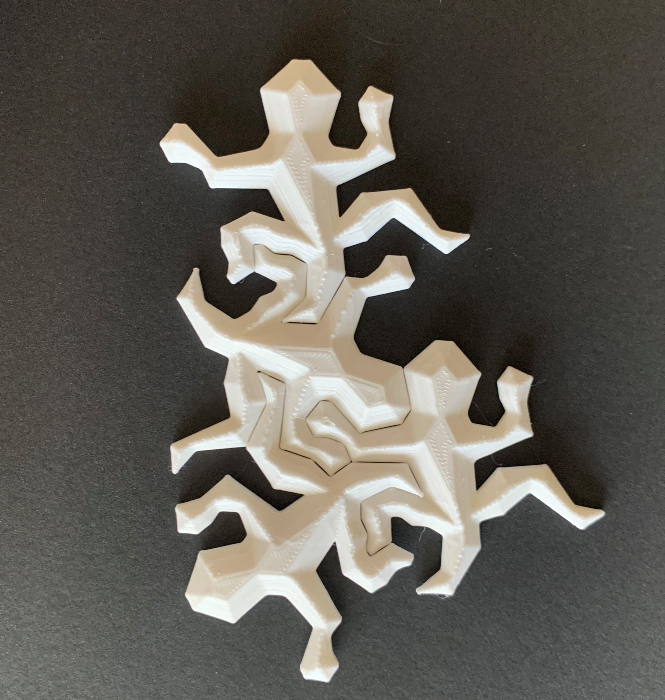 3D Printed Escher Lizards- Art Project- Tessellations - Etsy