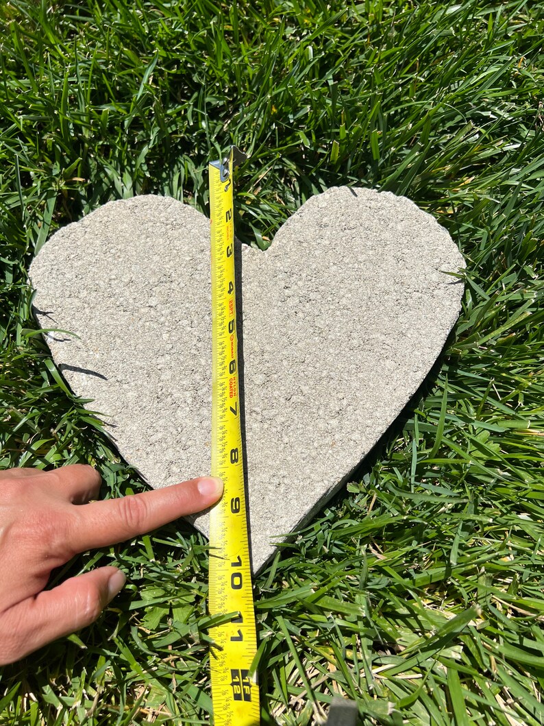 Stone Hearts, Garden Heart Stones, Large Heart Yard Stone - Etsy