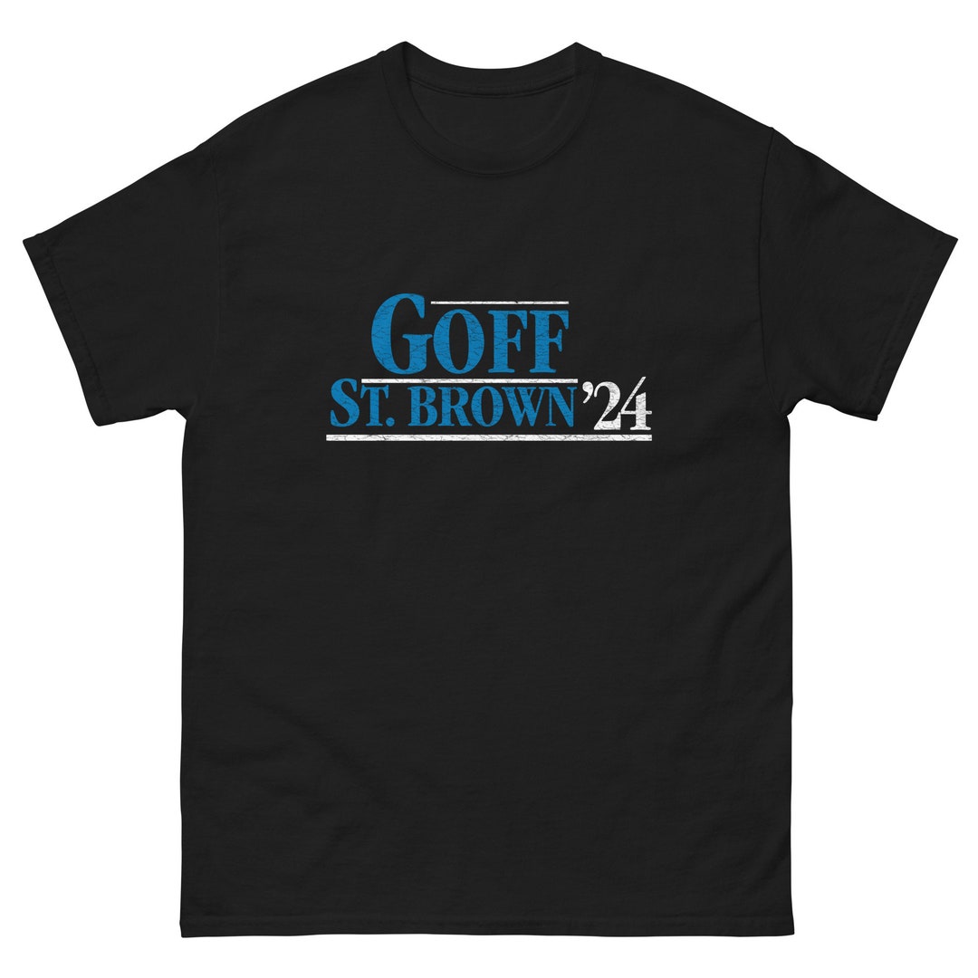 Jared Goff, Amon-ra St. Brown 2024 T-shirt, Parody, Reagan Bush, Funny ...