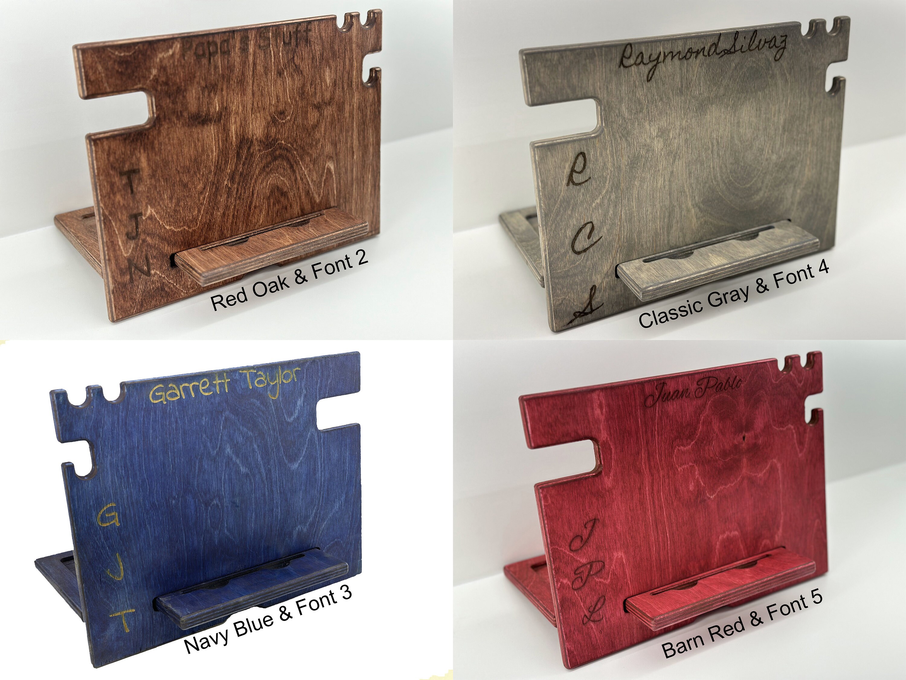 Mens Wood Valet Box Mens Valet Stand Mens Wood Valet Tray Charging Dock ...