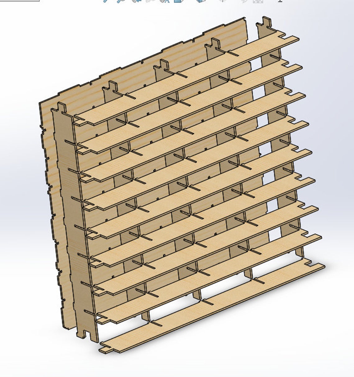 1:64 Diecast Car Display Shelf Vector - Etsy