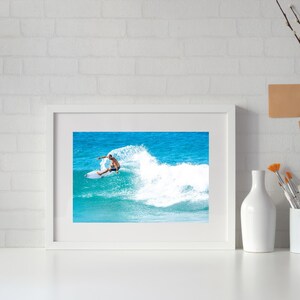 Digital Print Download Original Photography Surfer at 'ehukai Beach ...