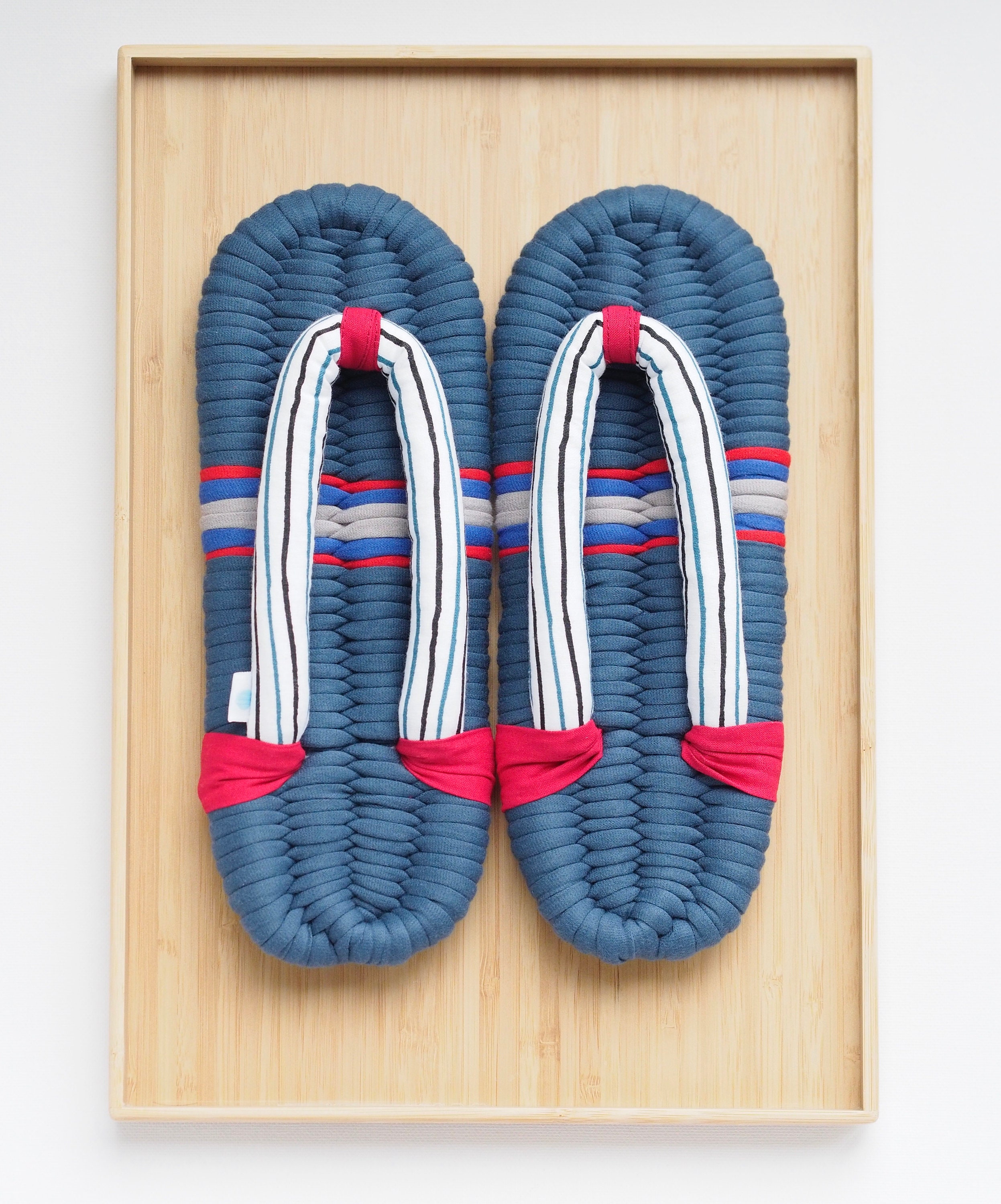 Fab-zori (japanese-style Slippers) Size:m/l (approx.uk5.5-8) Striped ...