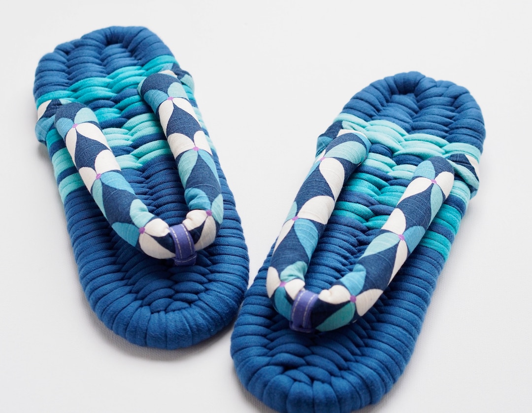 Fab-zori japanese-style House Slippers Size:l Approx.uk6.5-9.5, Indoor ...