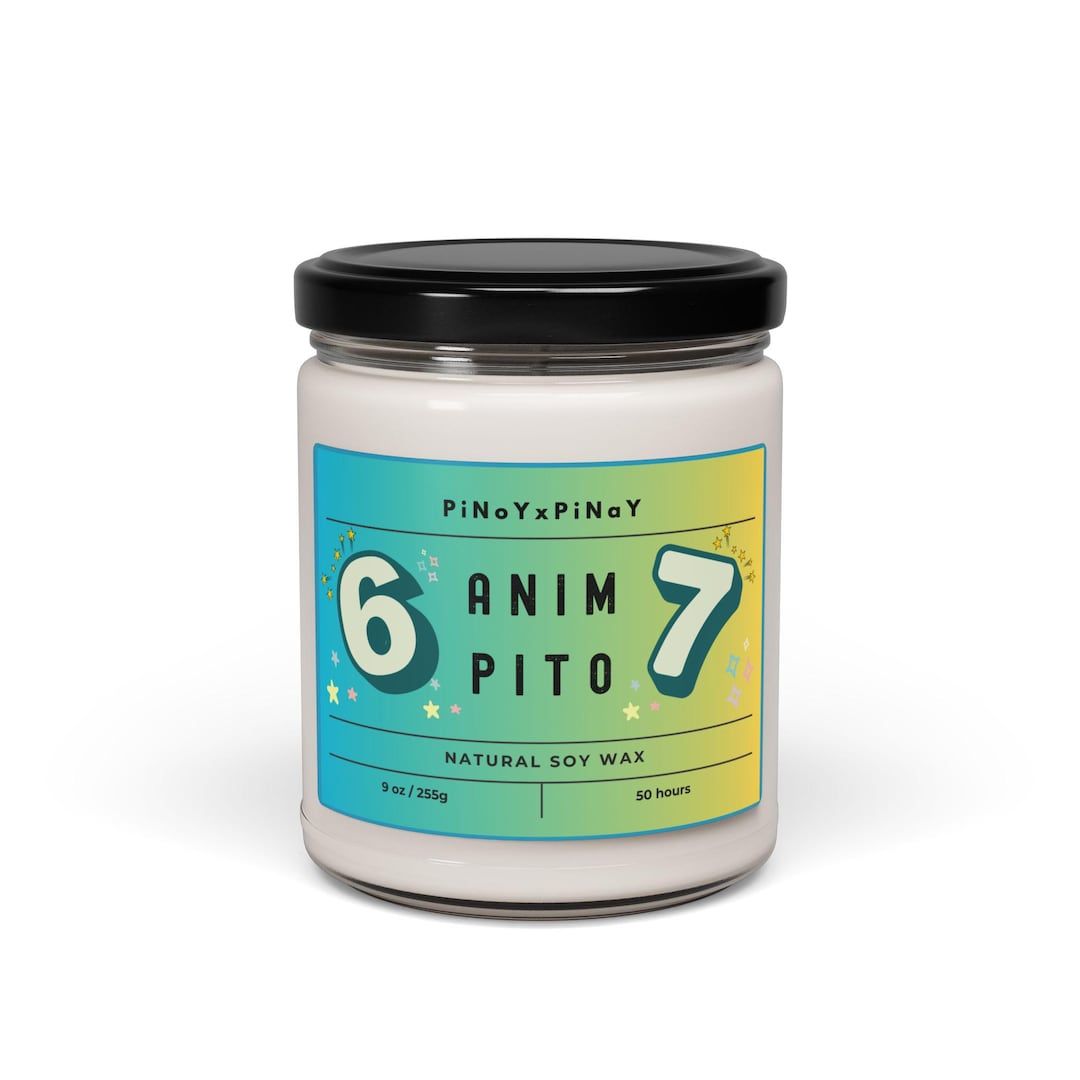 6 7 Candle | Filipino Humor | Six Seven | Anim Pito | Scented Soy ...