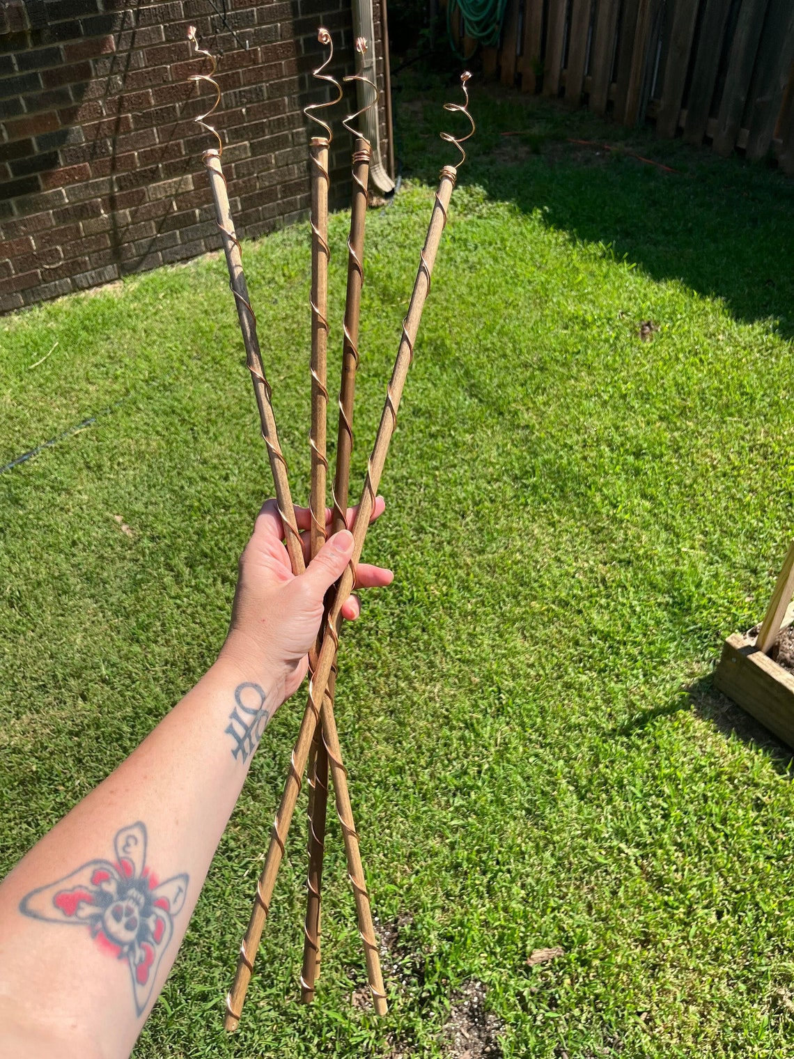 Electro Culture Rods for Plants | Copper Electro Culture Garden Stake ...