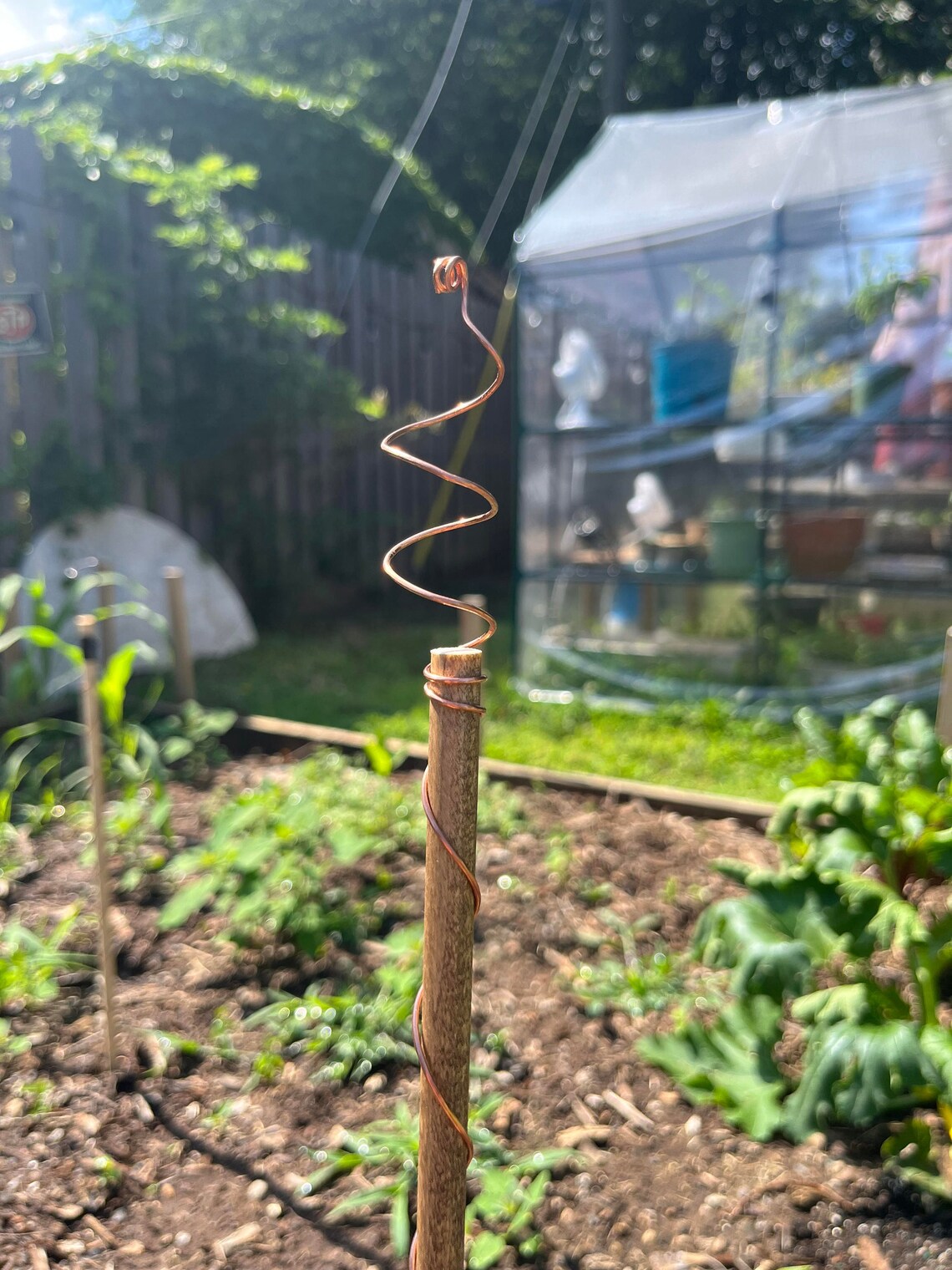 Electro Culture Rods for Plants | Copper Electro Culture Garden Stake ...