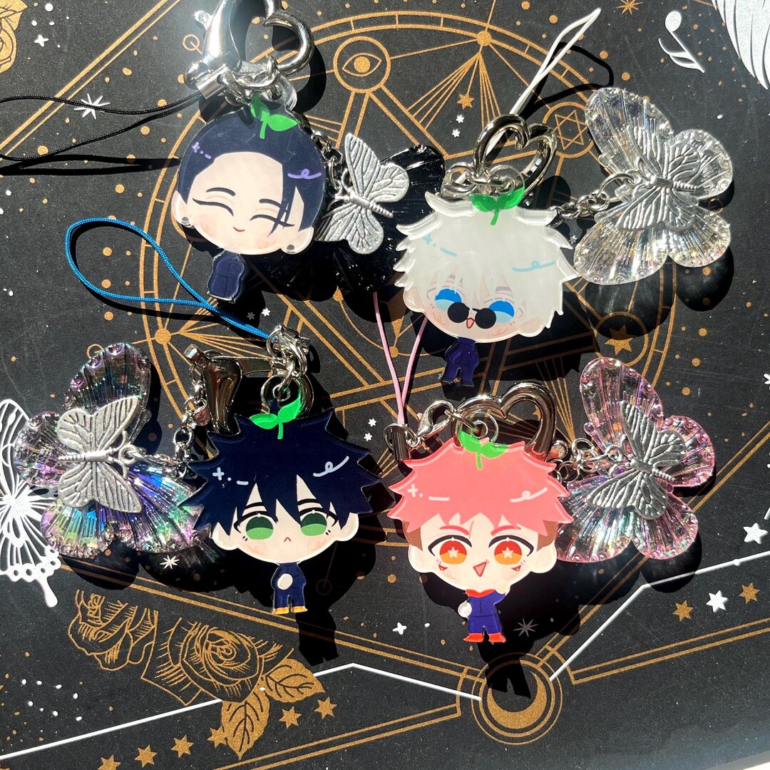JJK Keychains Gojo, Geto, Yuji, Megumi - Etsy