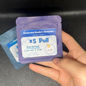 Omniscient Reader's Viewpoint Stickers - Packs, Gacha and Individual ...