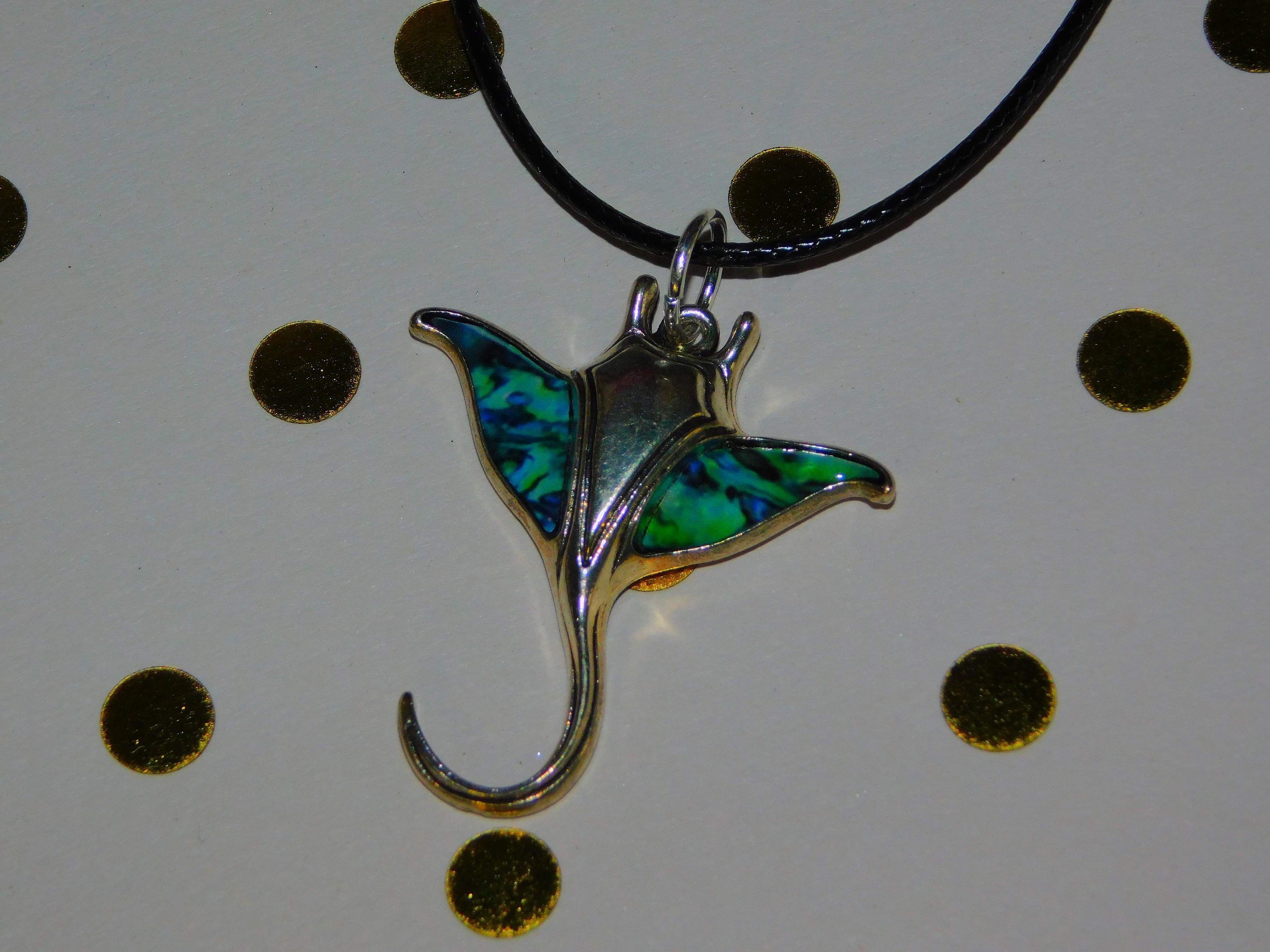 Manta Ray Necklace - Etsy