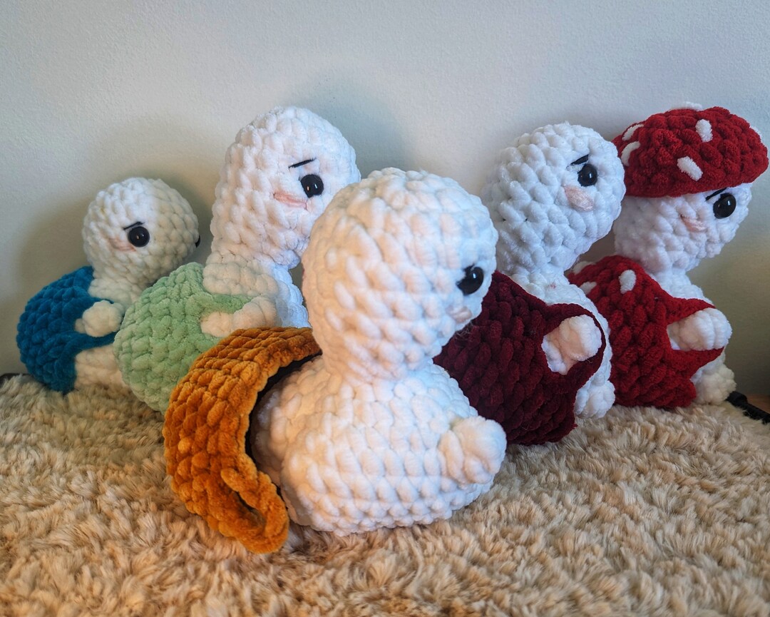 Cheeky Turtle Crochet Plushie - Etsy