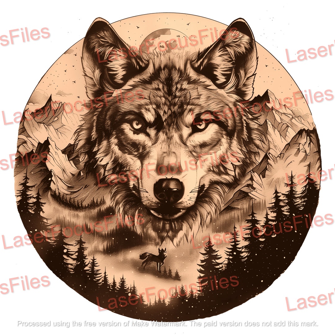 3D Illusion | Laser Burn PNG | Laser Cut File | Laser Engrave File ...