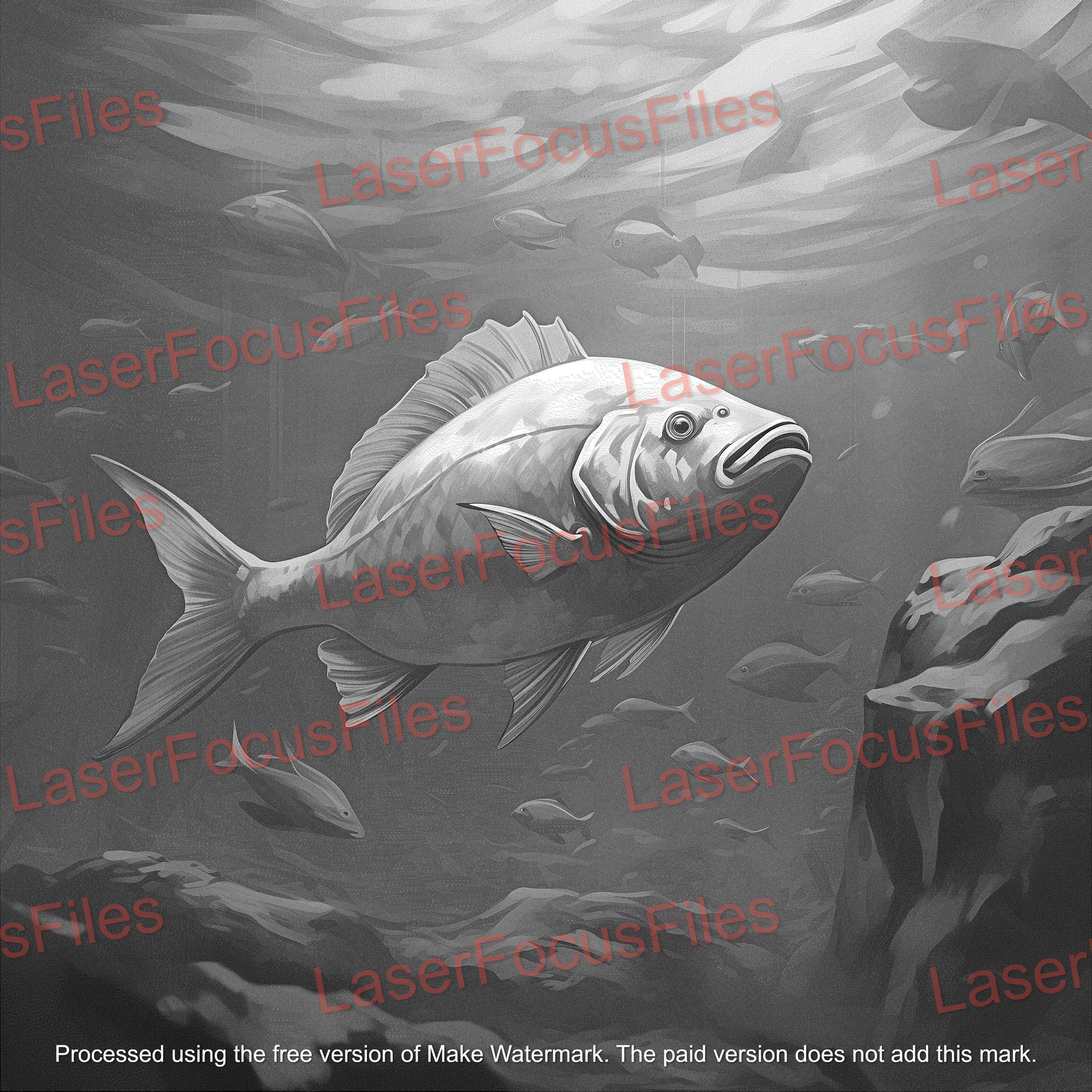 3D Illusion | Laser Cut File | Laser Engrave File | Laser Burn PNG ...