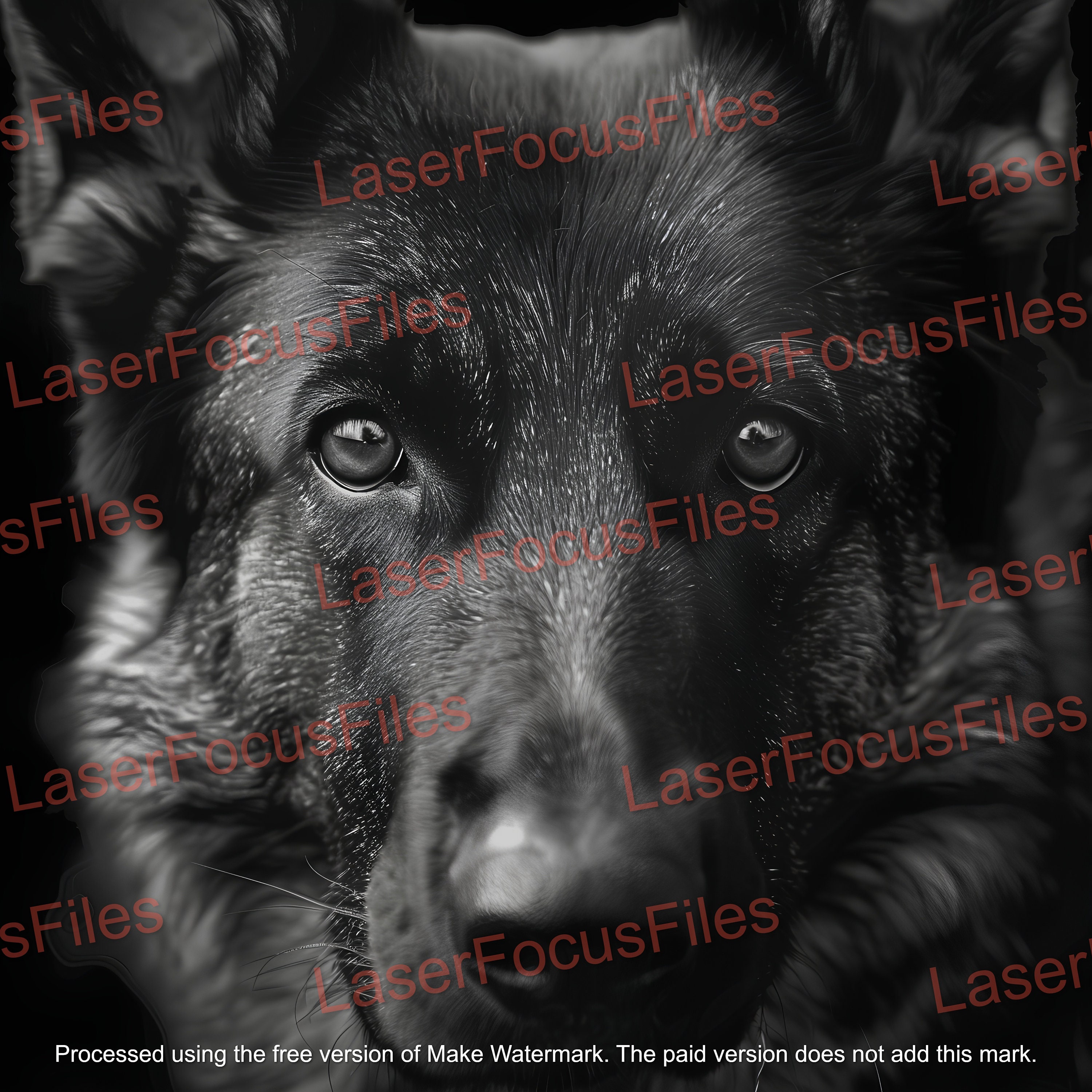 4 Dog Pack Laser Files Bundle Laser Burn PNG 3D Illusion Laser Cut File ...