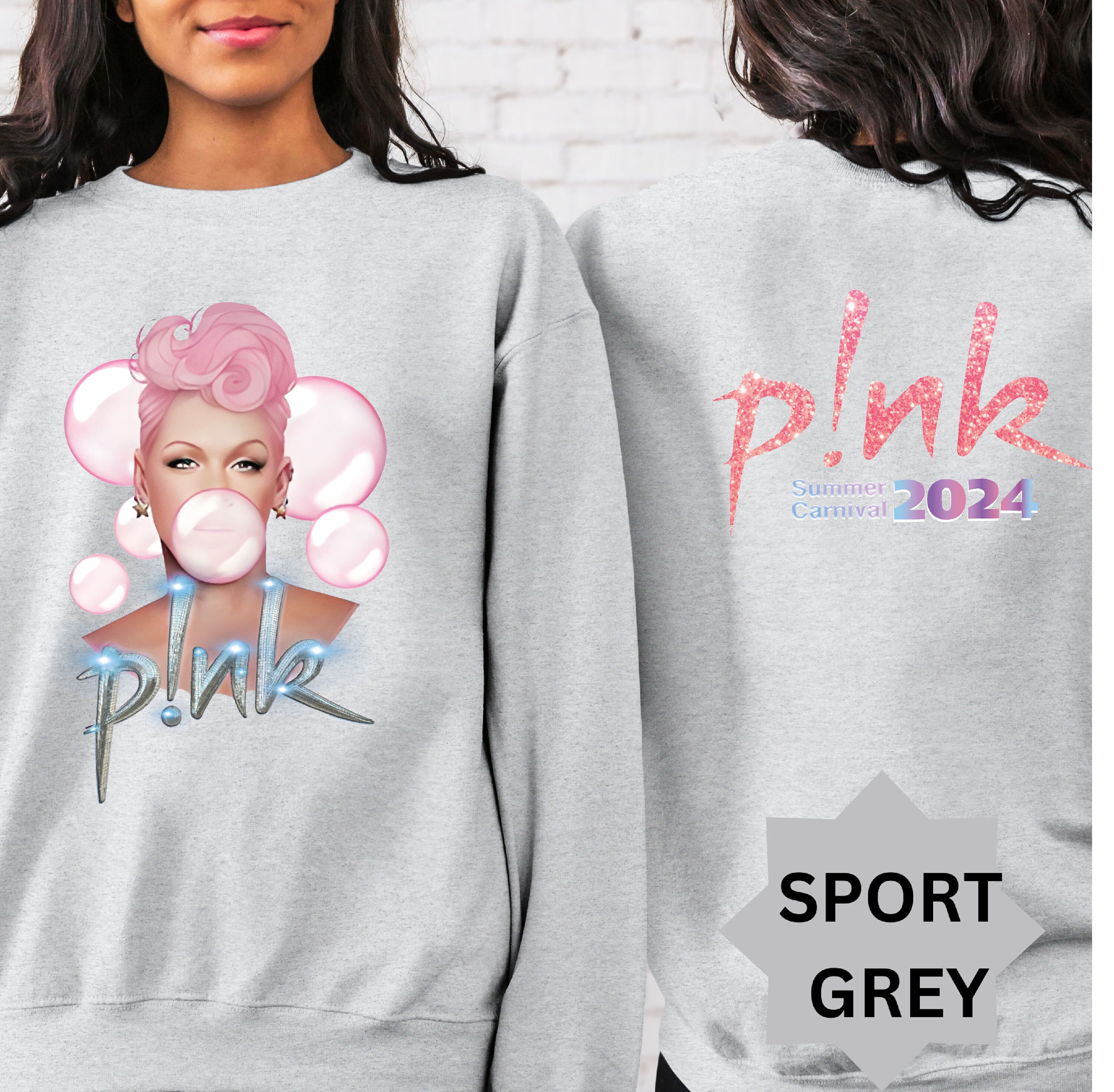 P!nk Pink Singer Summer Carnival 2024 Tour Shirt sold by Instability ...