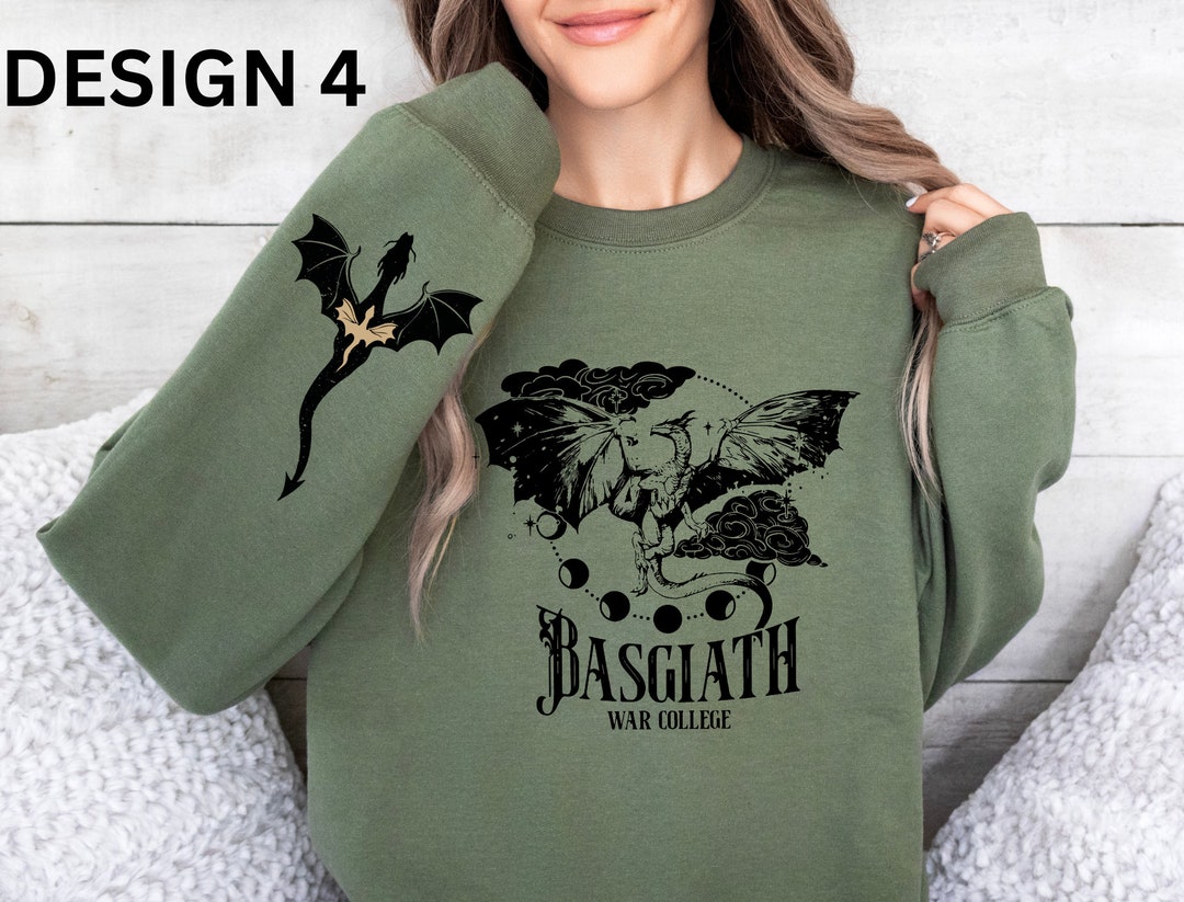 Basgiath War College Double-side Sweatshirt, Fourth Wing Sweater, Fly ...