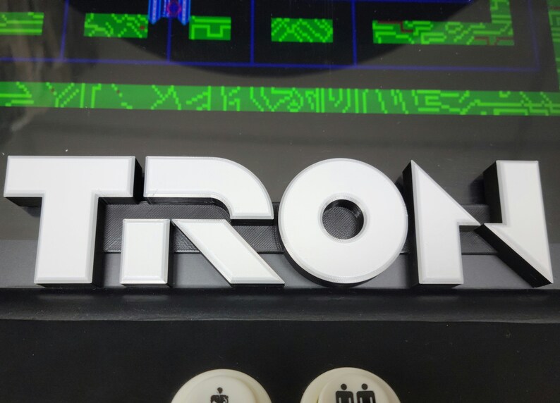 TRON Sign 3D Printed - Etsy