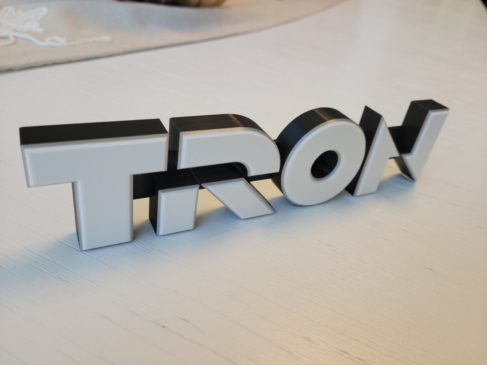 TRON Sign 3D Printed - Etsy