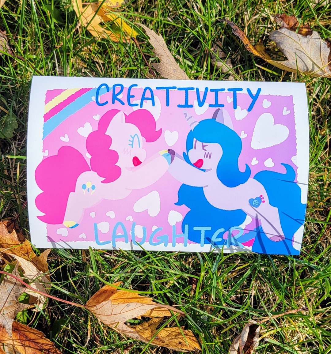 Pinkie Pie and Izzy Moonbow Print| My Little Pony| Gen4 and Gen5 - Etsy