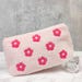 Boucle Hot Pink Flower Pattern and Light Pink Cosmetic Bag | Makeup ...