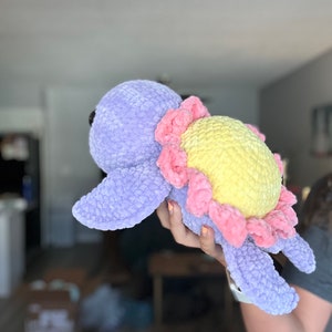 Frankie the Flower Turtle Crochet **PATTERN** Not a Finished Product ...