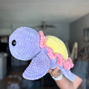 Frankie the Flower Turtle Crochet **PATTERN** Not a Finished Product ...