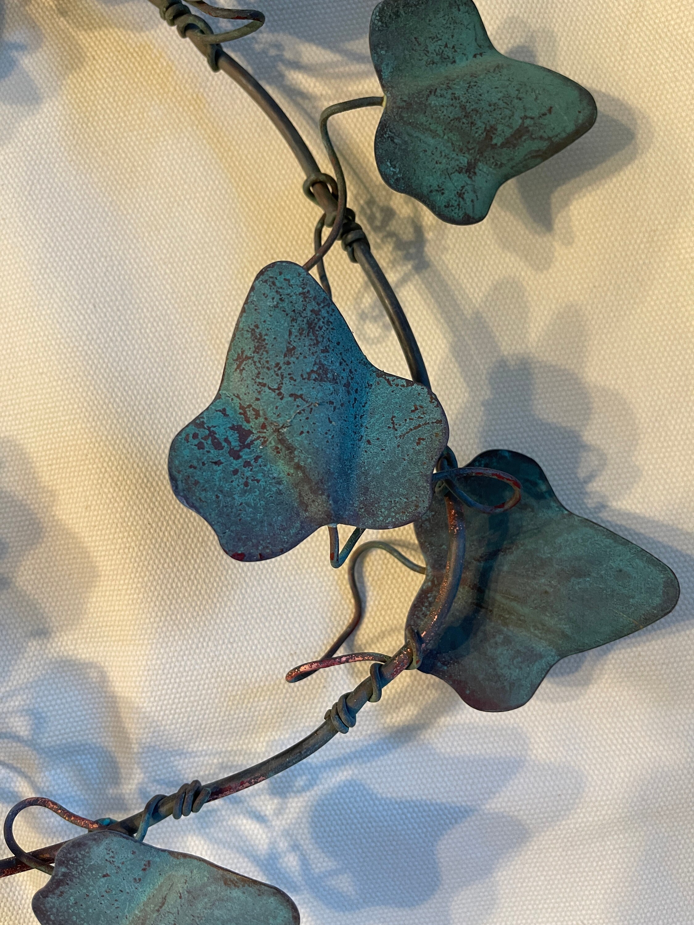 Vintage Metal Ivy Wreath - Etsy