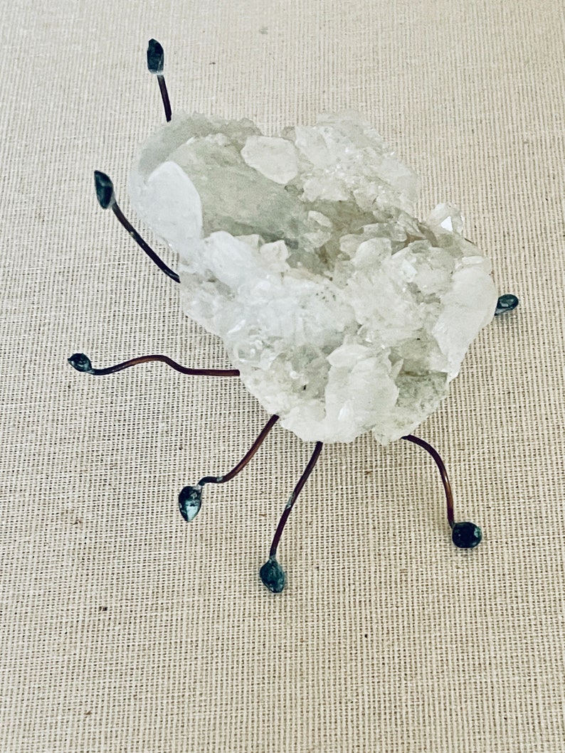 Vintage Handmade Crystal Quartz Bug - Etsy