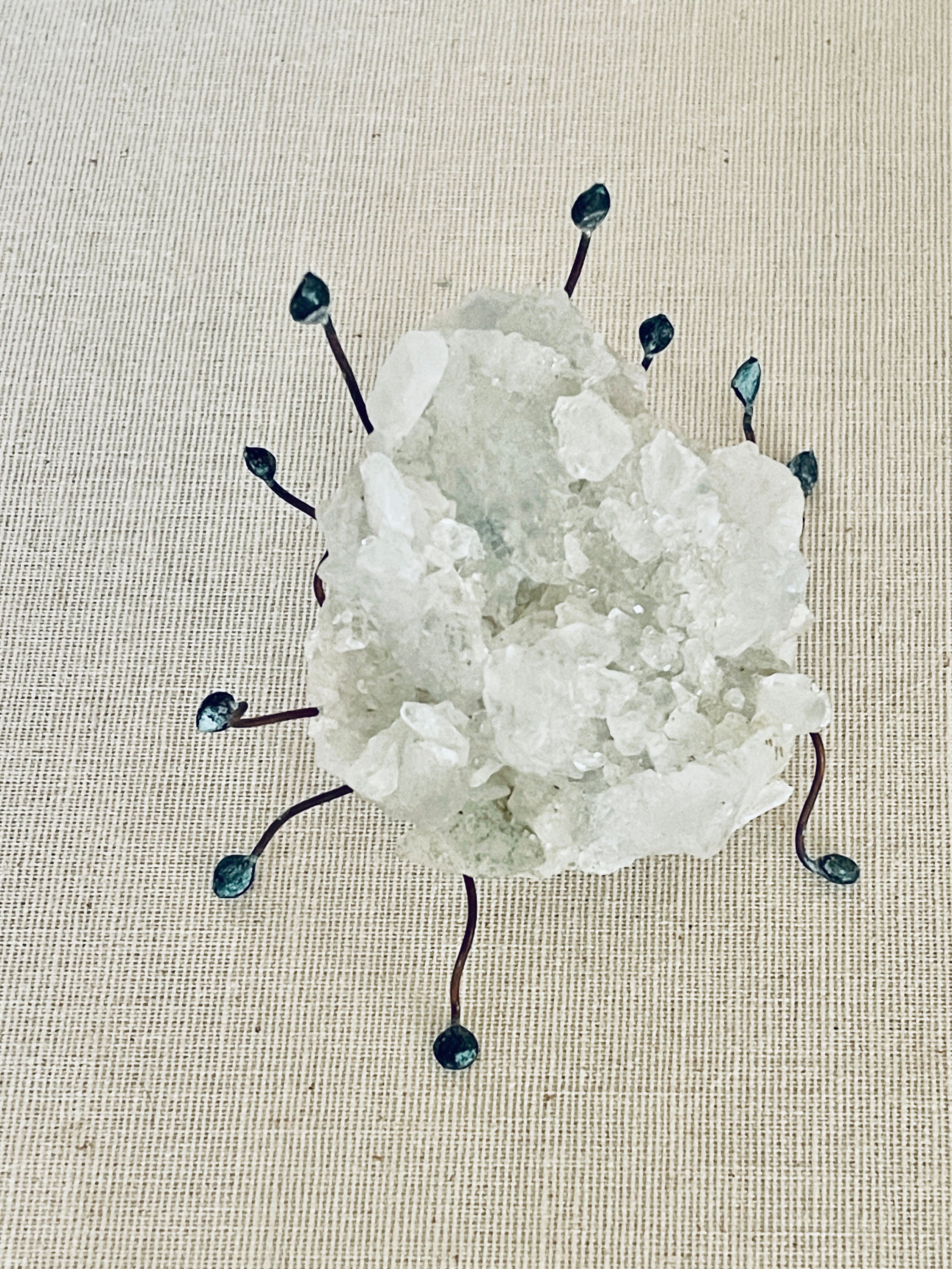 Vintage Handmade Crystal Quartz Bug - Etsy