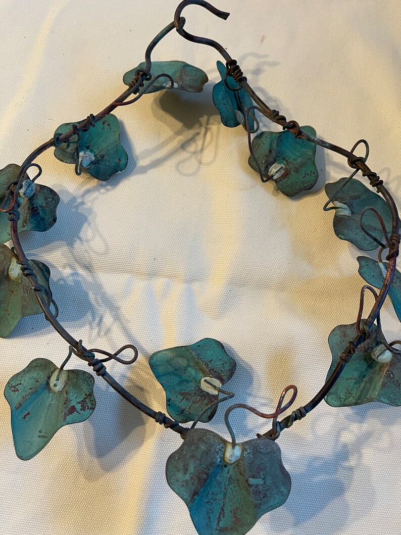 Vintage Metal Ivy Wreath - Etsy