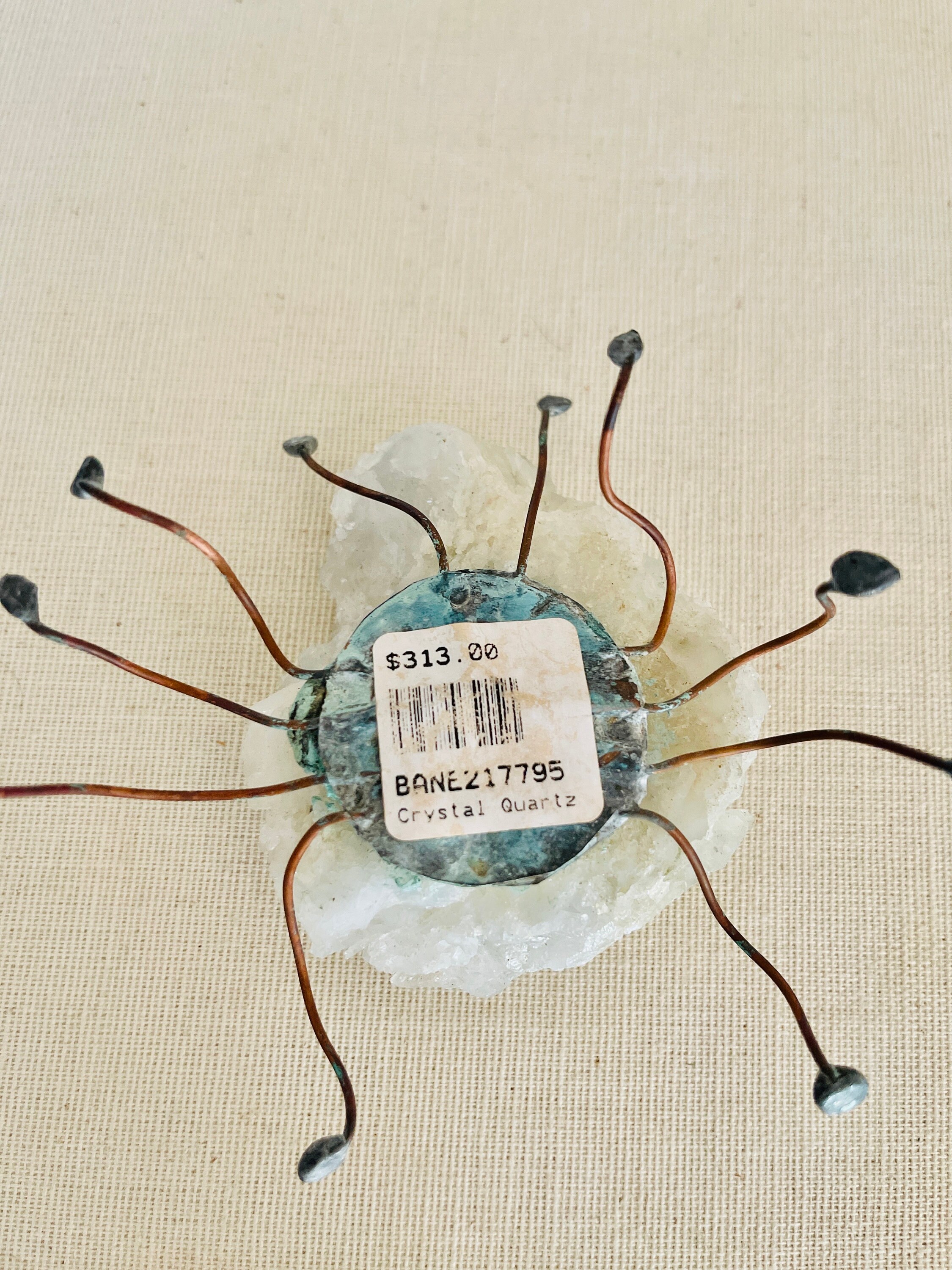 Vintage Handmade Crystal Quartz Bug - Etsy