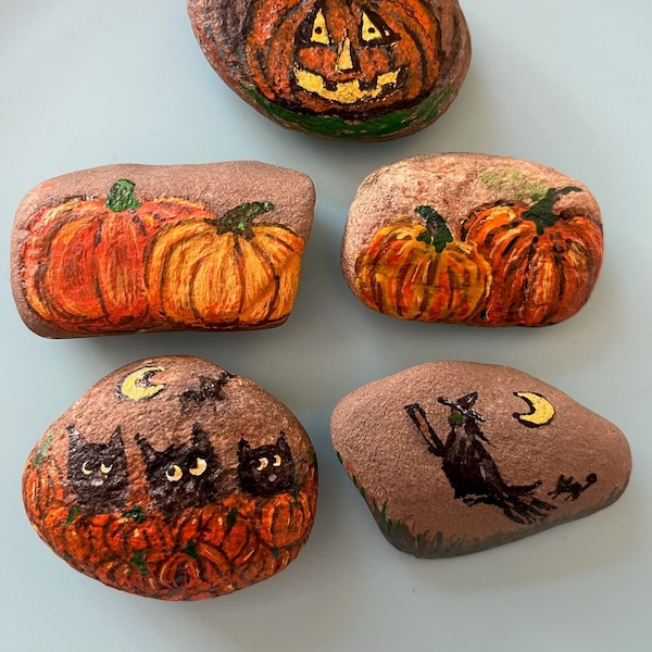 Painted Rocks Cats - Etsy